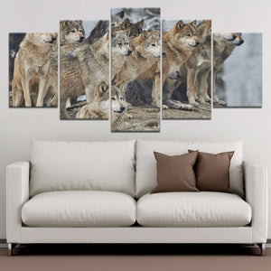 Wolf Pack Wall Art: Large Canvas Prints, Art Prints & Wall Paintings