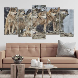 Wolf Pack Wall Art: Large Canvas Prints, Art Prints & Wall Paintings