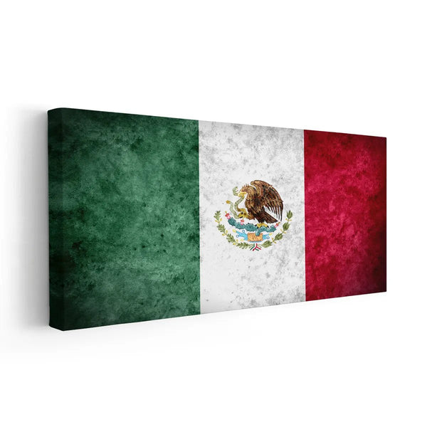 Mexican Flag Wall Art: Large Canvas Print, Art Print & Wall Painting