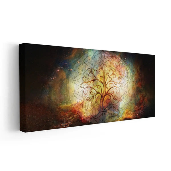 Tree Of Life Wall Art Canvas, Painting Of The Tree Of Life