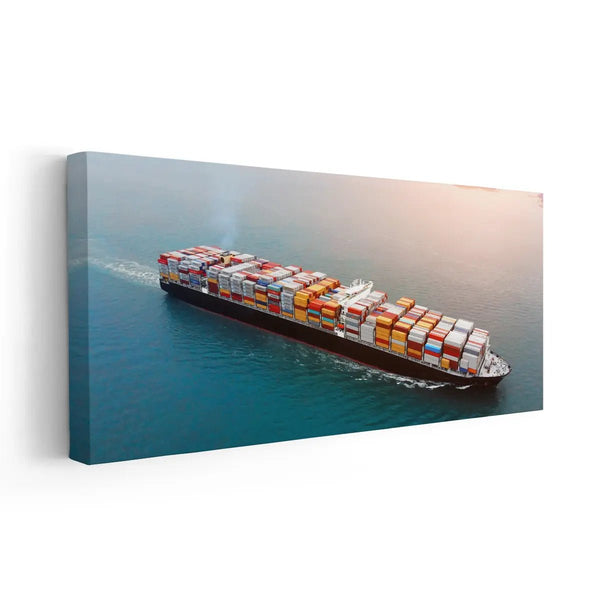 Container Cargo Ship Wall Art: Canvas Print, Art Print & Wall Painting